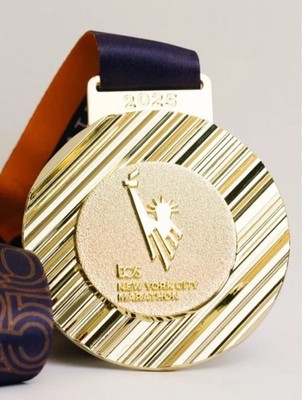 NYC New York 2025 MARATHON FINISH Medal Abbott World Marathon Major | eBay