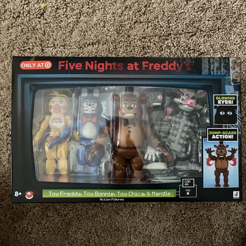 FNAF Five Nights at Freddys Target Exclusive 4-Pack Figures Bonnie ...
