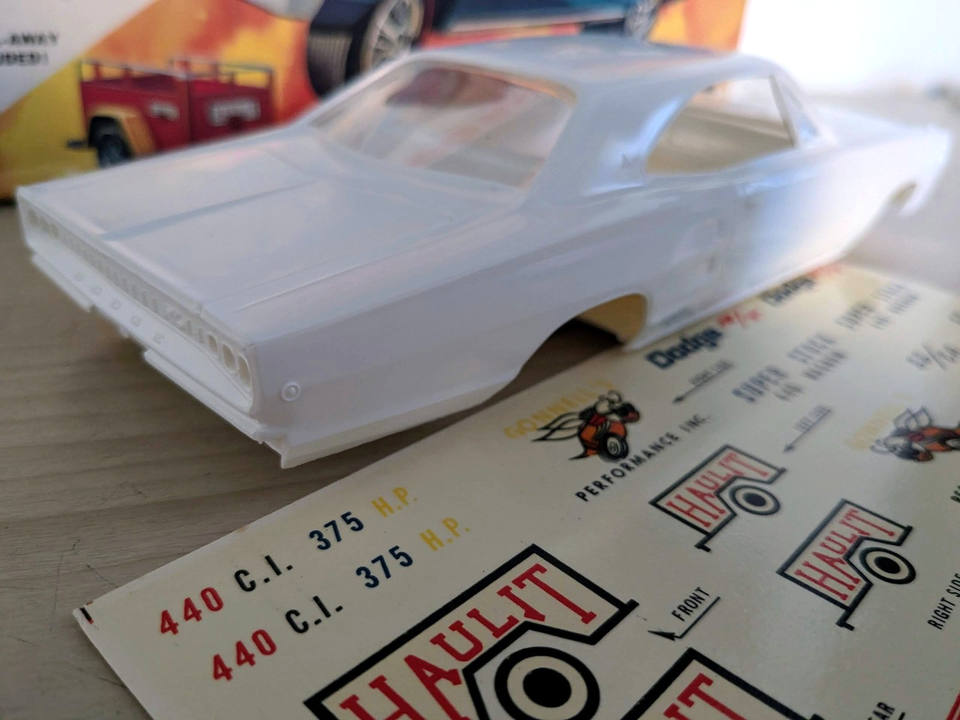 *SUPER-RARE! **ORIGINAL-ISSUE VINTAGE MPC 1968 DODGE CORONET DRAG CAR ...