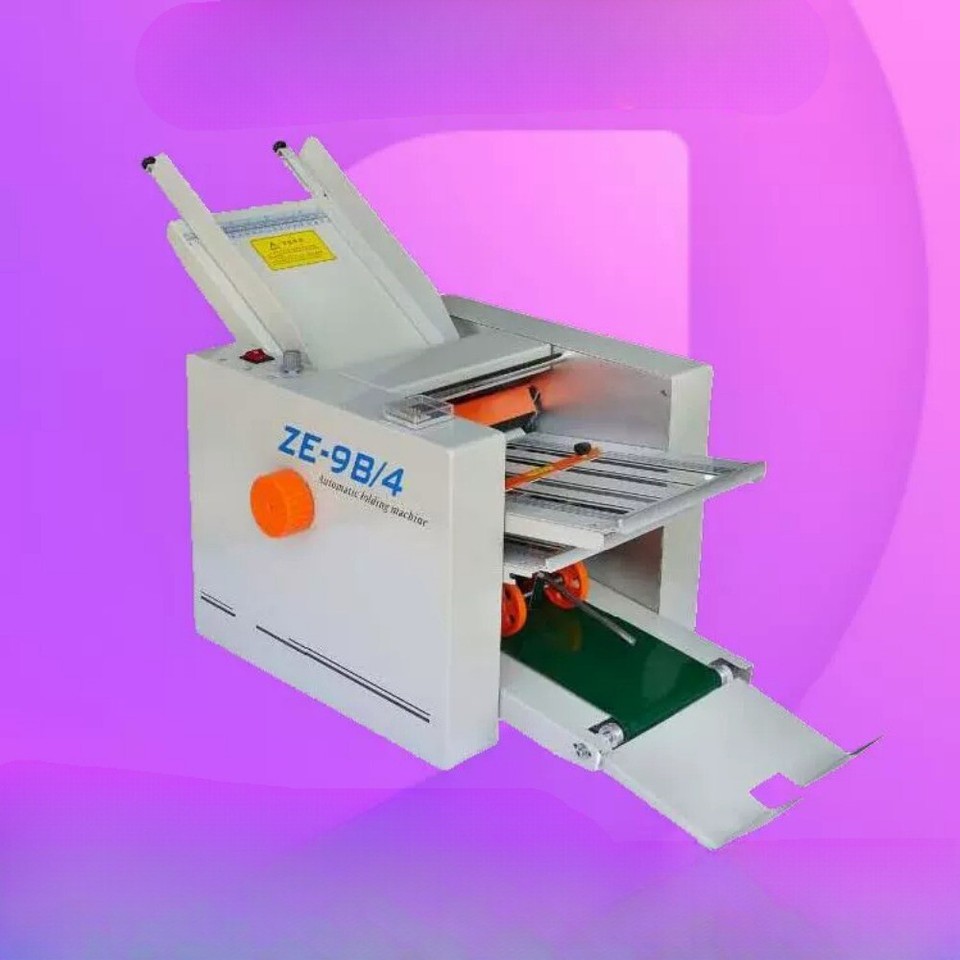 Automatic Paper Folding Machine Paper Folder Machine ZE-8B/4 4 Fold ...