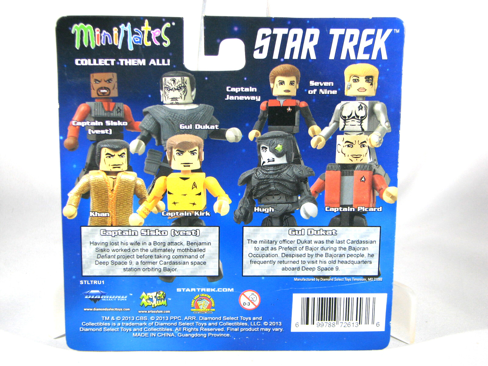 Star Trek Deep Space Nine Minimates STLTRU1 2013 Captain Sisko (vest ...