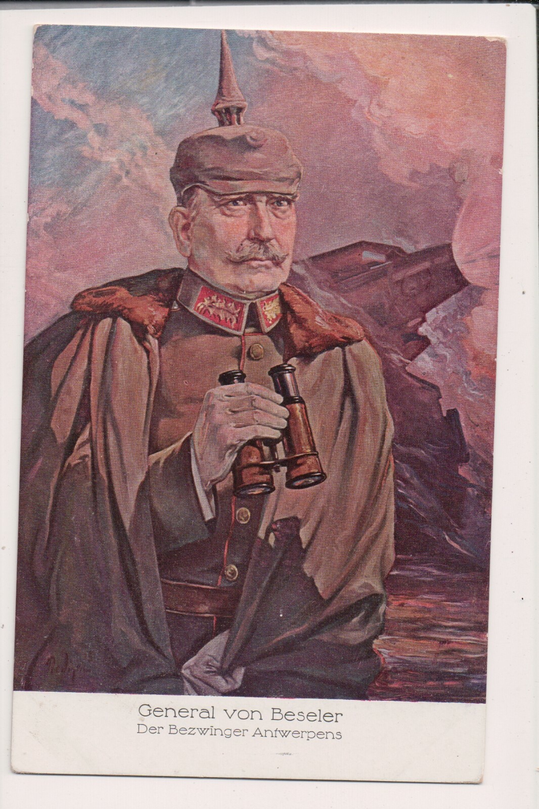 Vintage Postcard General Hans Hartwig von Beseler WWI Imperial German ...