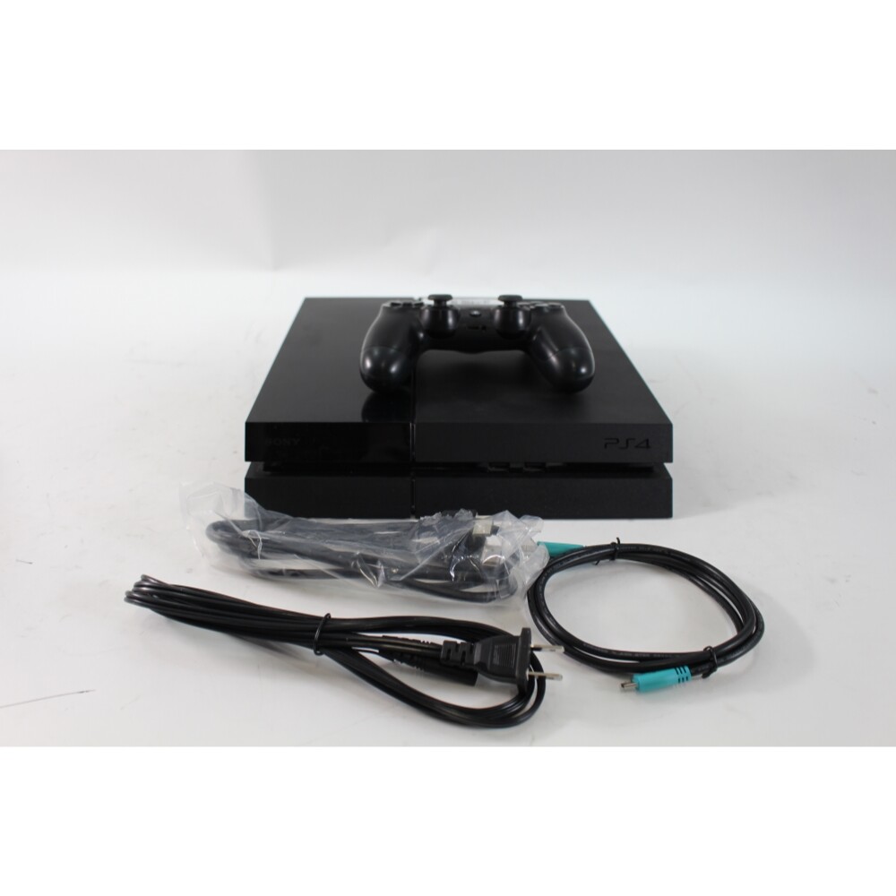 Sony Playstation 4 Console Bundle - CUH-1001A - 500GB - BLACK - Tested
