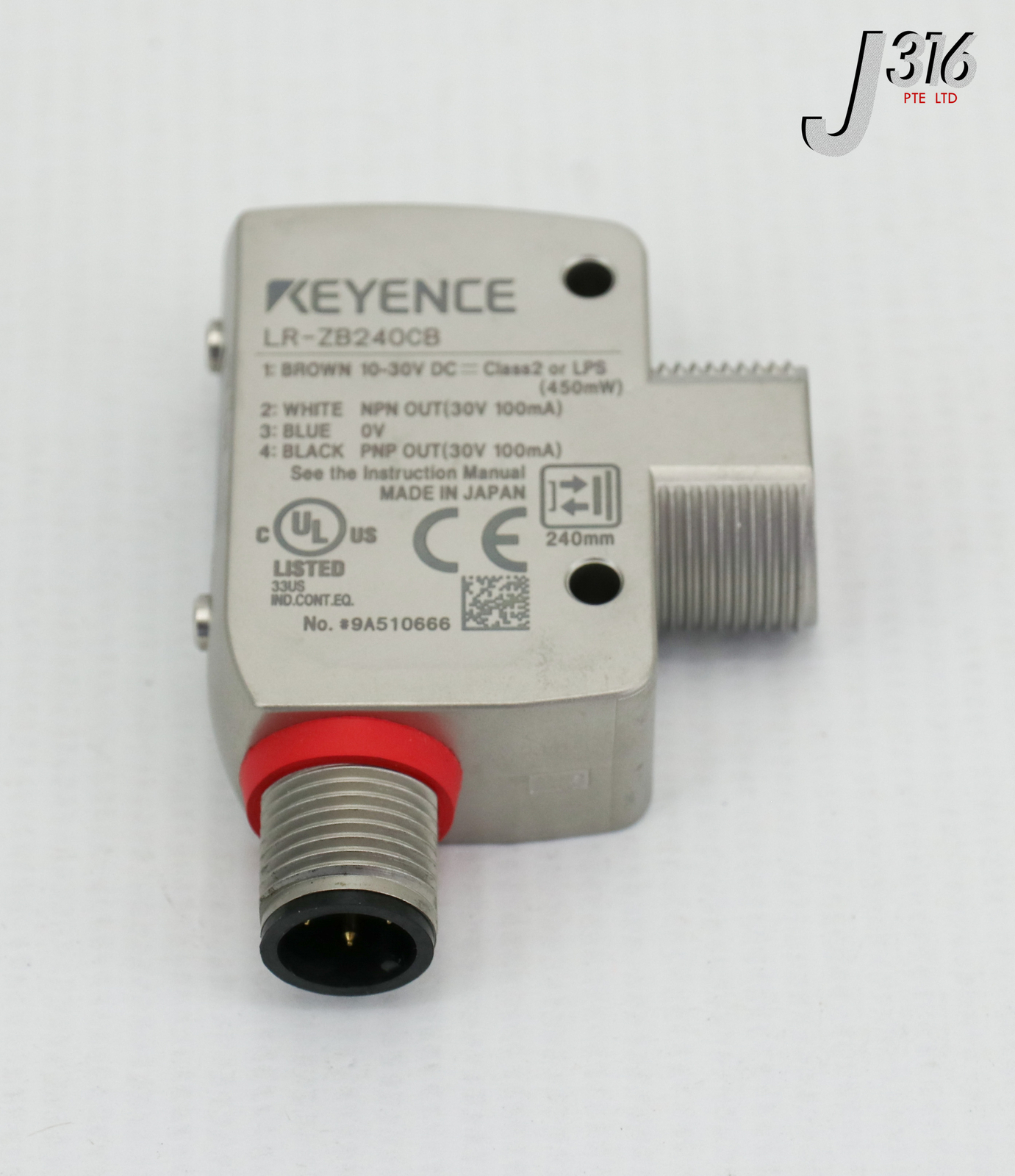 23810 KEYENCE SELF-CONTAINED CMOS LASER SENSOR (NEW) LR-ZB240CB | eBay