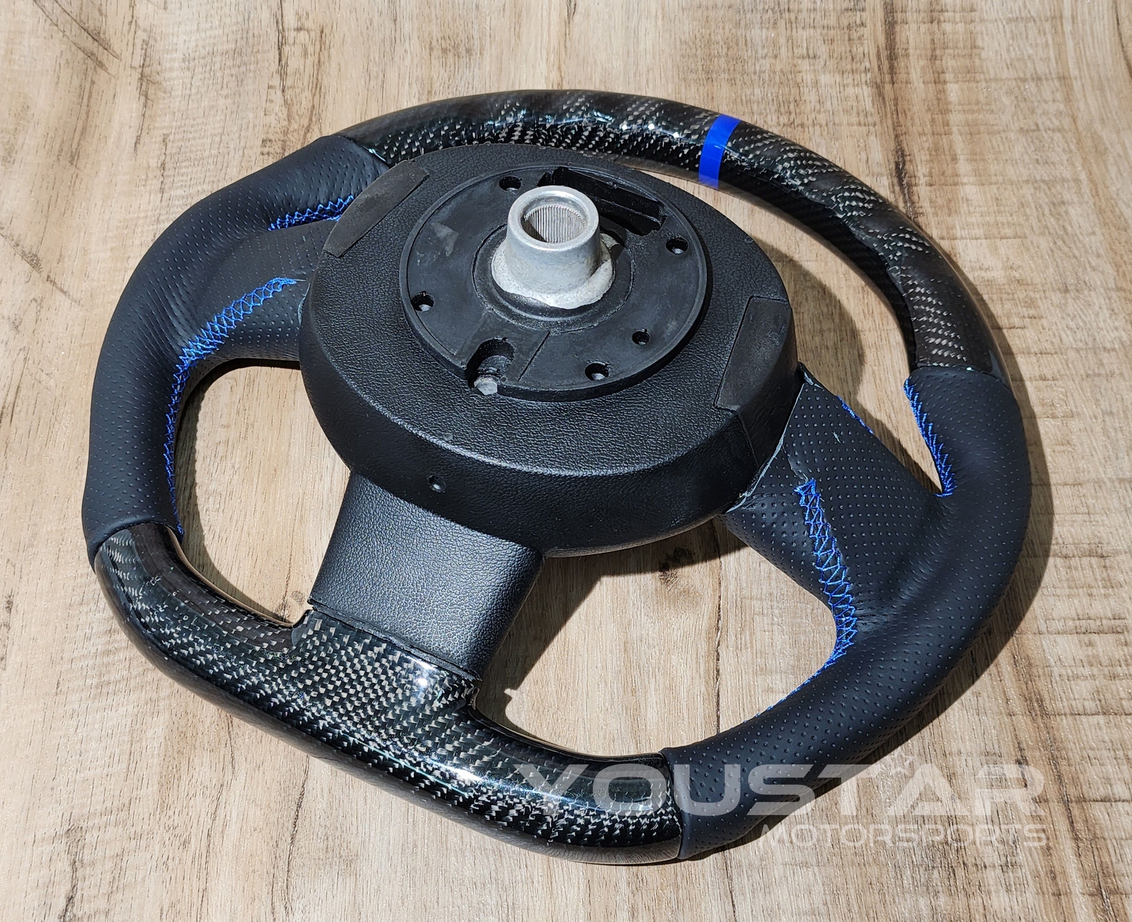 BLUE Line PREMIUM CARBON Steering Wheel for MINI R55 R56 R57 R60 R61 ...