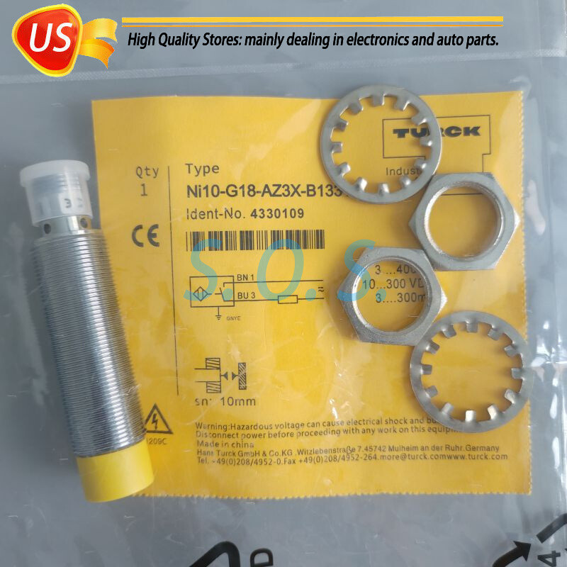 NEW FOR TURCK NI10-G18-AZ3X-B1331 PROXIMITY SENSOR 20-250VAC 10-300VDC ...