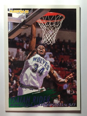 FLEER'94-95 Card N139 Isaiah Rider | eBay UK