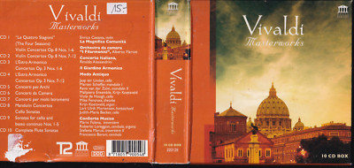 Vivaldi – Masterworks 10xCD Box-Set, House Of Classics | eBay