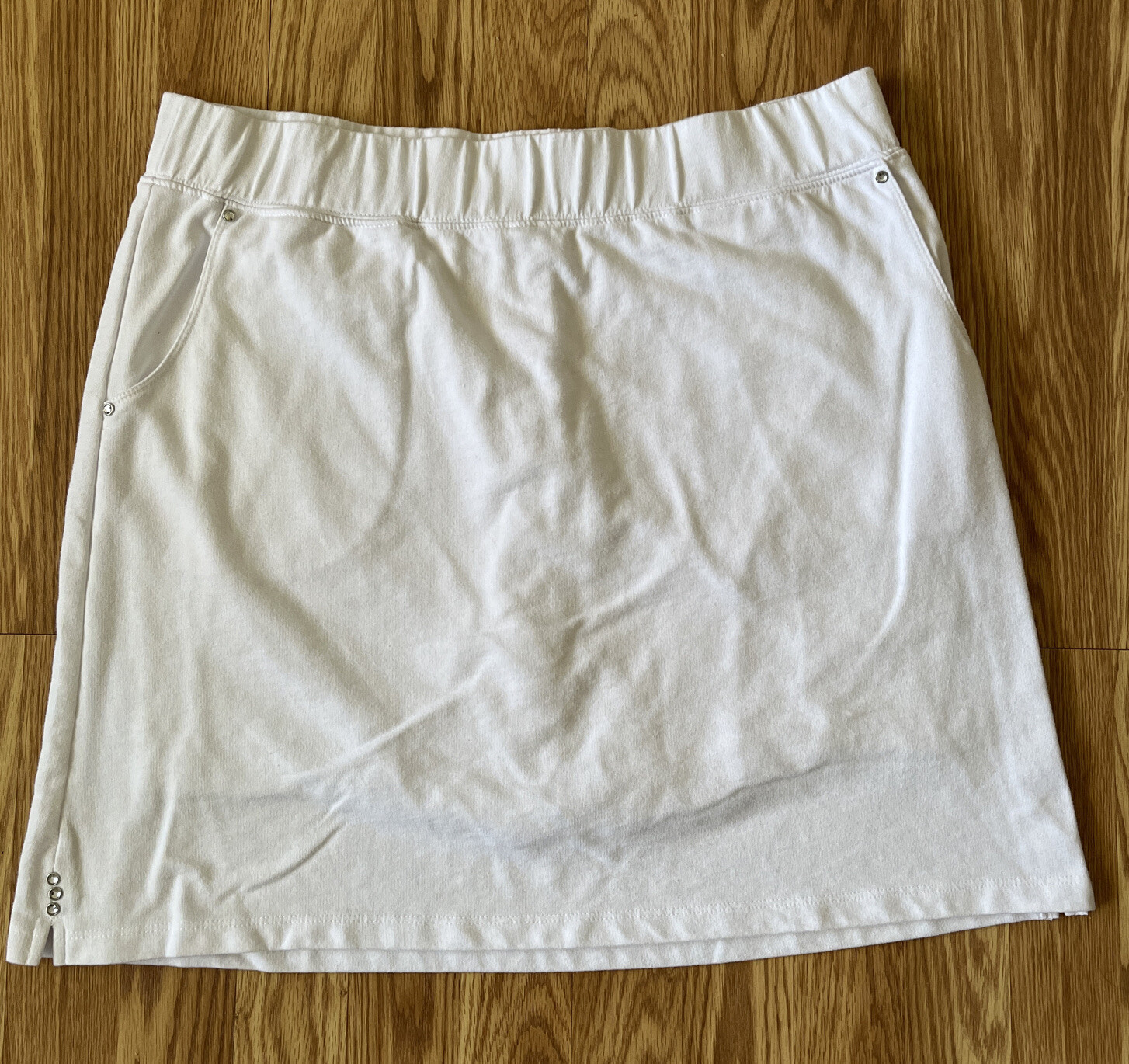 Quacker Factory Wear it Smile Summer Fun Skirt Skort … - Gem