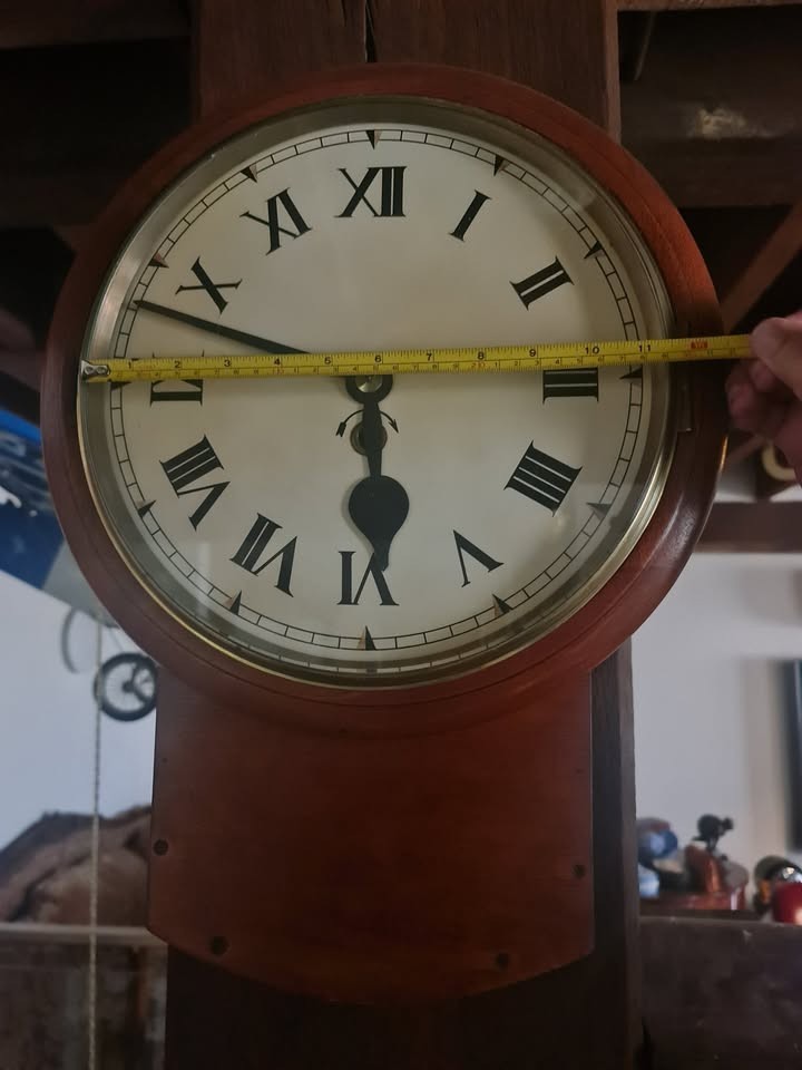 Antique 12 inch Fusee Drop-Dial Clock - circa 1895 | eBay Australia