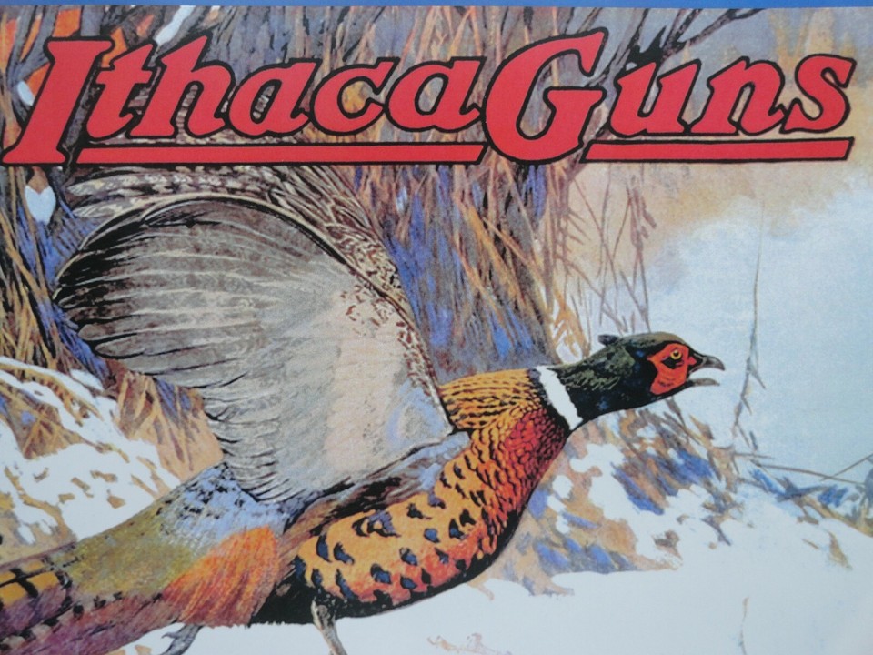 Ithaca Gun Company Advertising Poster, Lynn Bogue Hunt Artist | eBay