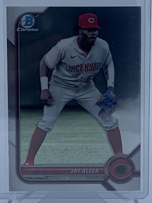2022 Bowman Chrome Prospects 1st Jay Allen BCP-114 Cincinnati Reds ...