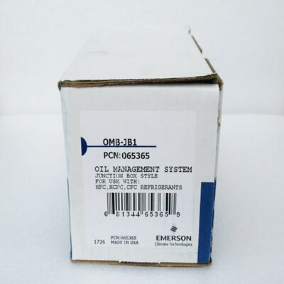 1PCS NEW Emerson OMB-JB1 Oil Management System 065365 One year warranty ...