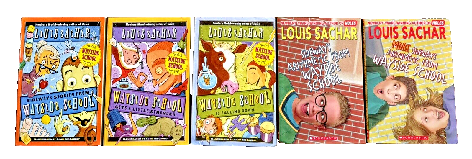 Lot 5 Sideways Stories Wayside School Louis Sachar Humorous Books ...