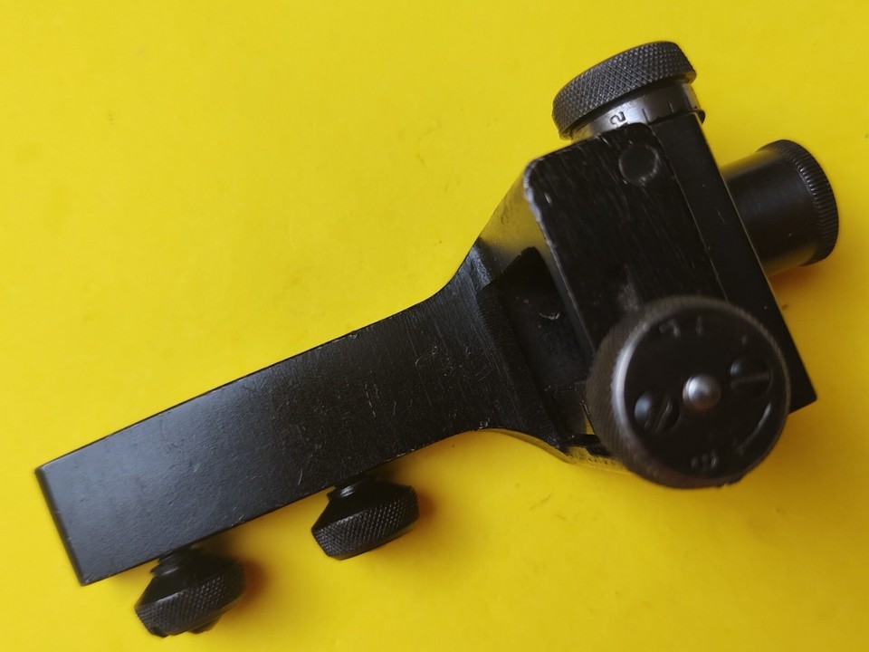 Rear diopter iris aperture receiver micrometer Peep URAL CM sight ...