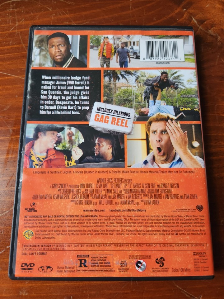 Get Hard (DVD, 2015) 883929426812| eBay