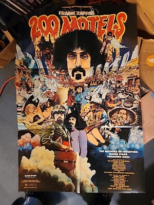 FRANK ZAPPA'S 200 MOTELS Original One Sheet Movie Poster - 1971 | eBay