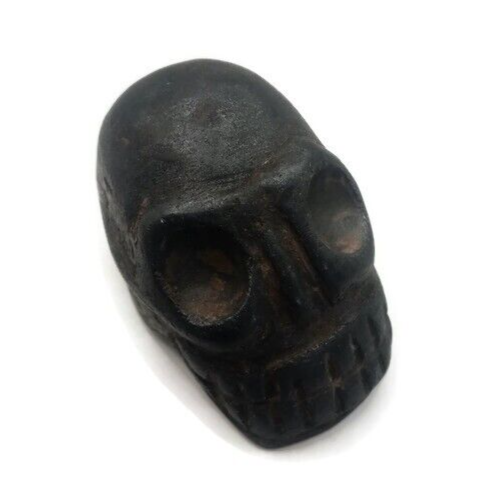 Handmade Peruvian Skull Carved in Jiwaya Stone - Artisan Crafts from ...