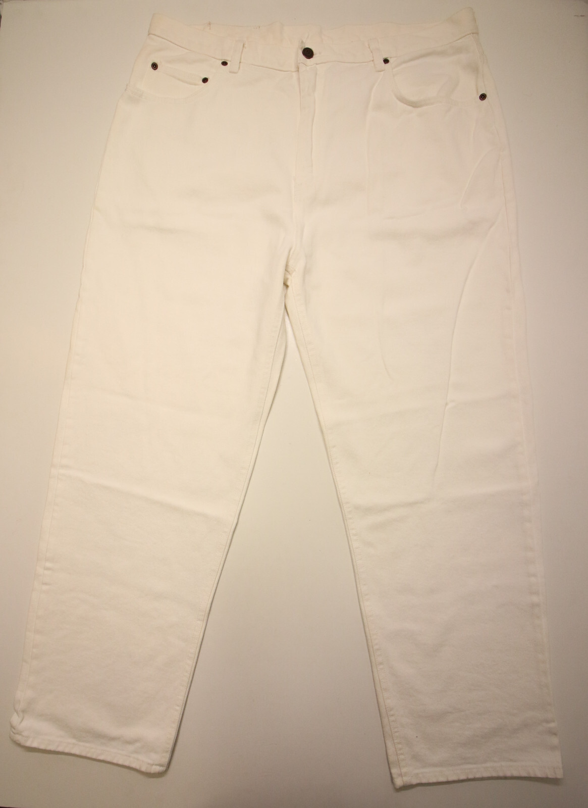 Vintage LA Gate White Baggy Wide Taper Jeans Mens 40 … - Gem