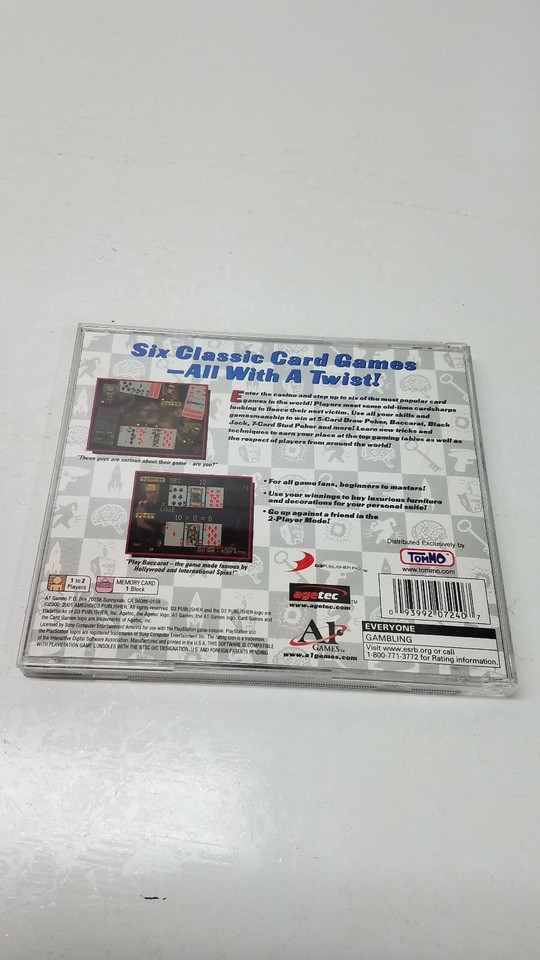CARD GAMES PLAYSTATION 1 PS1 TESTED WORKING GAME CIB | eBay