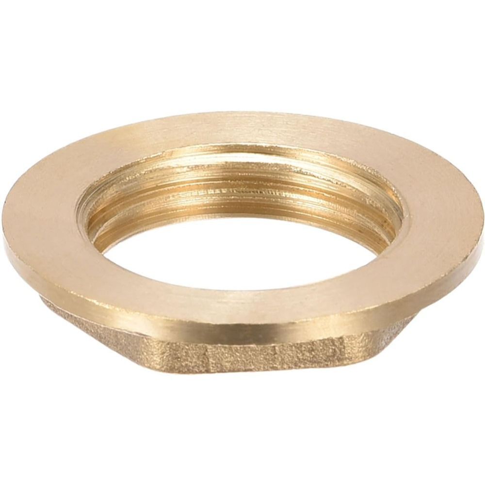 4Pcs G1/2 G3/4 Hex Female Locknut Brass Nuts Durable Fastening Nut ...