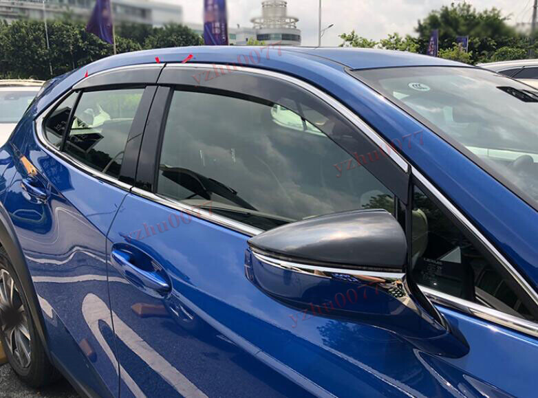 2019-2022 For Lexus UX 200 250h Black Window Visor Vent Shades Sun Rain ...