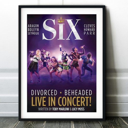 Six The Musical Poster Print - West End Wall Art - Broadway Play ...