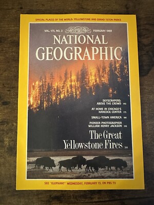 Vintage February 1989 National Geographic Journal Magazine Paperback ...