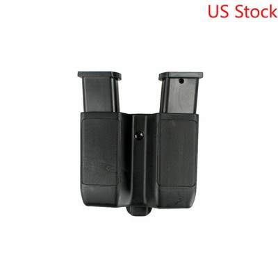 Double Magazine Pouch Pistol Mag Case Cartridge Clip Holder For 9mm to ...