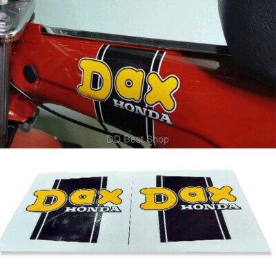 Sticker Emblem Decal Body Tank Frame Side L/R Honda Dax Dog ST125 Jap ...