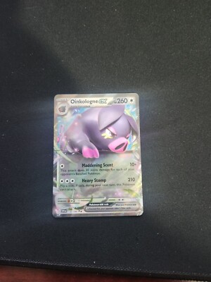 Pokémon TCG Oinkalogne ex Scarlet & Violet Base Set 158/198 Holo Double ...