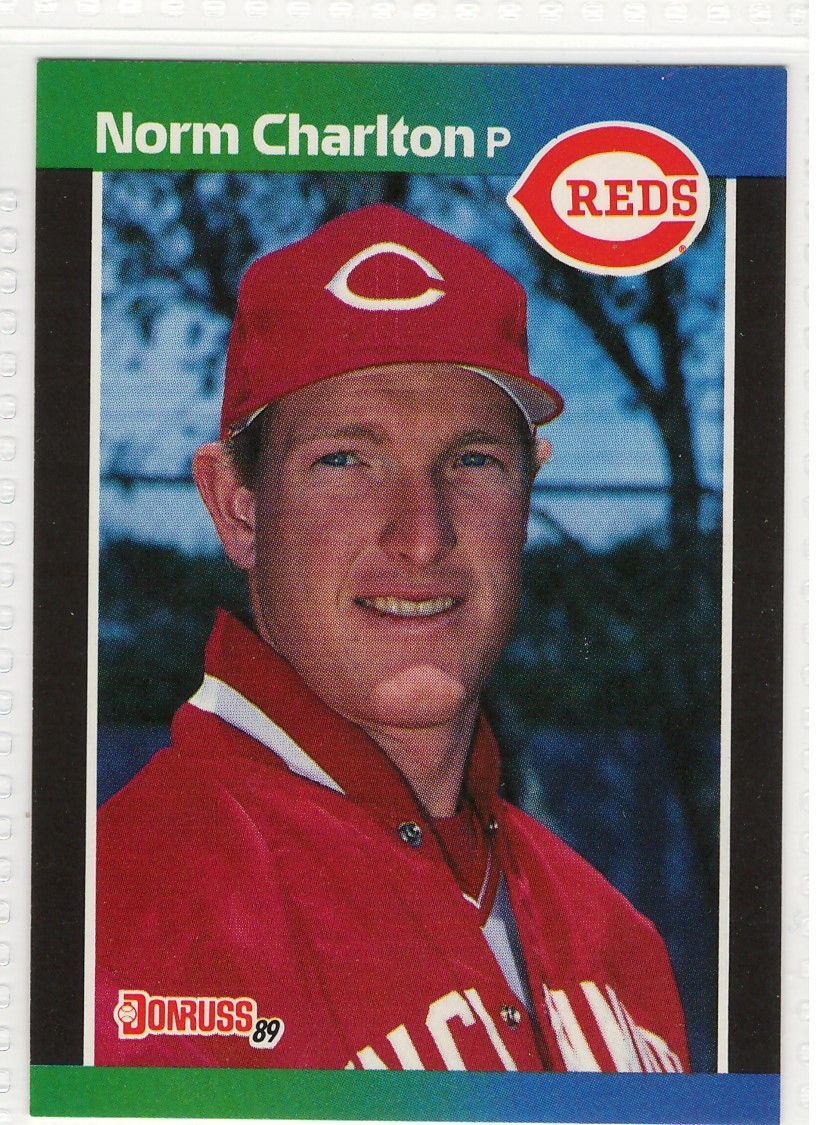 Norm Charlton 1989 Donruss Baseball #544 Reds | eBay