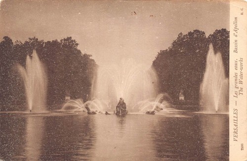 C142 France Versailles Bassin d'Apollon The Water-Works vintage ...