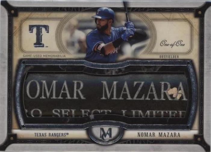 2018 Topps Museum Collection - Jumbo Lumber Bat Nameplate Relics Nomar ...