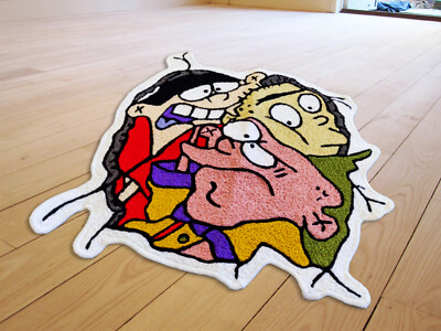 Ed Edd and Eddy Cartoon Floor Mat Area Accent Carpet Living Room ...