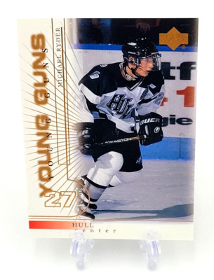 2000-01 Upper Deck Hockey Michael Ryder Young Guns RC Hull Olympiques ...