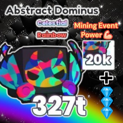 Rainbow Abstract Dominus + 5 Millions Diamonds. PS99. Same Day | eBay
