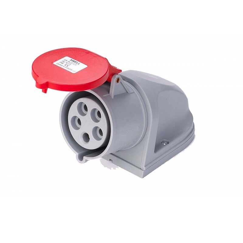 Deligo 415V 16A 3P+N+E Red Industrial Plugs & Sockets IP44 | eBay UK