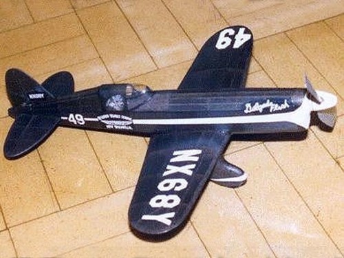 Delgado Flash Peanut F/F 13" Wingspan RC Model Airplane Printed Plans ...