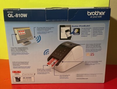 Brother QL-710W Wireless Label Thermal Printer 12502632269 | eBay