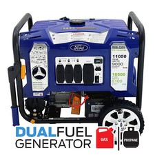 Ford FG5250PBR 5250W Portable Dual Fuel Gas Propane Generator for sale ...
