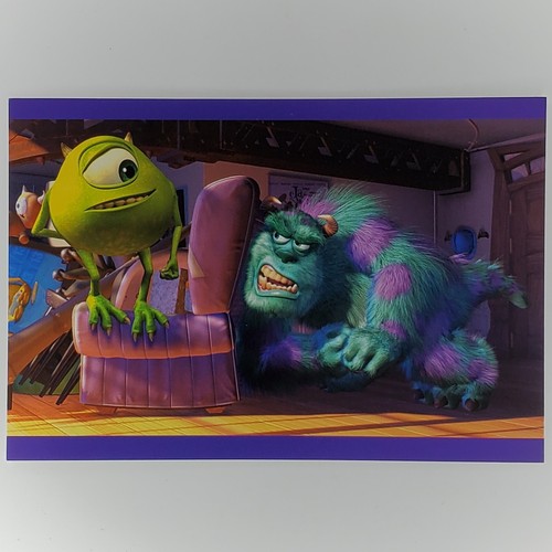 Monsters, Inc Postcard Mike Wazowski Sulley Sullivan Disney Animation ...