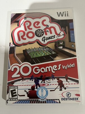 Rec Room Games (Nintendo Wii, 2009) Destineer CIB FREE SHIPPING ...