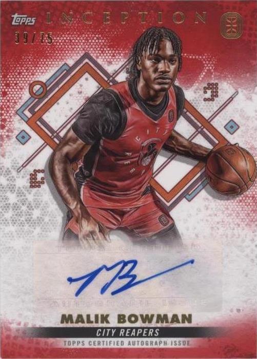 2022-23 Topps Inception OTE Overtime Elite - Inception Autographs Malik ...