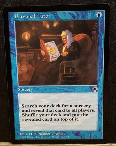PERSONAL TUTOR - PORTAL - MTG -NM- Magic: The Gathering Free Ship | eBay