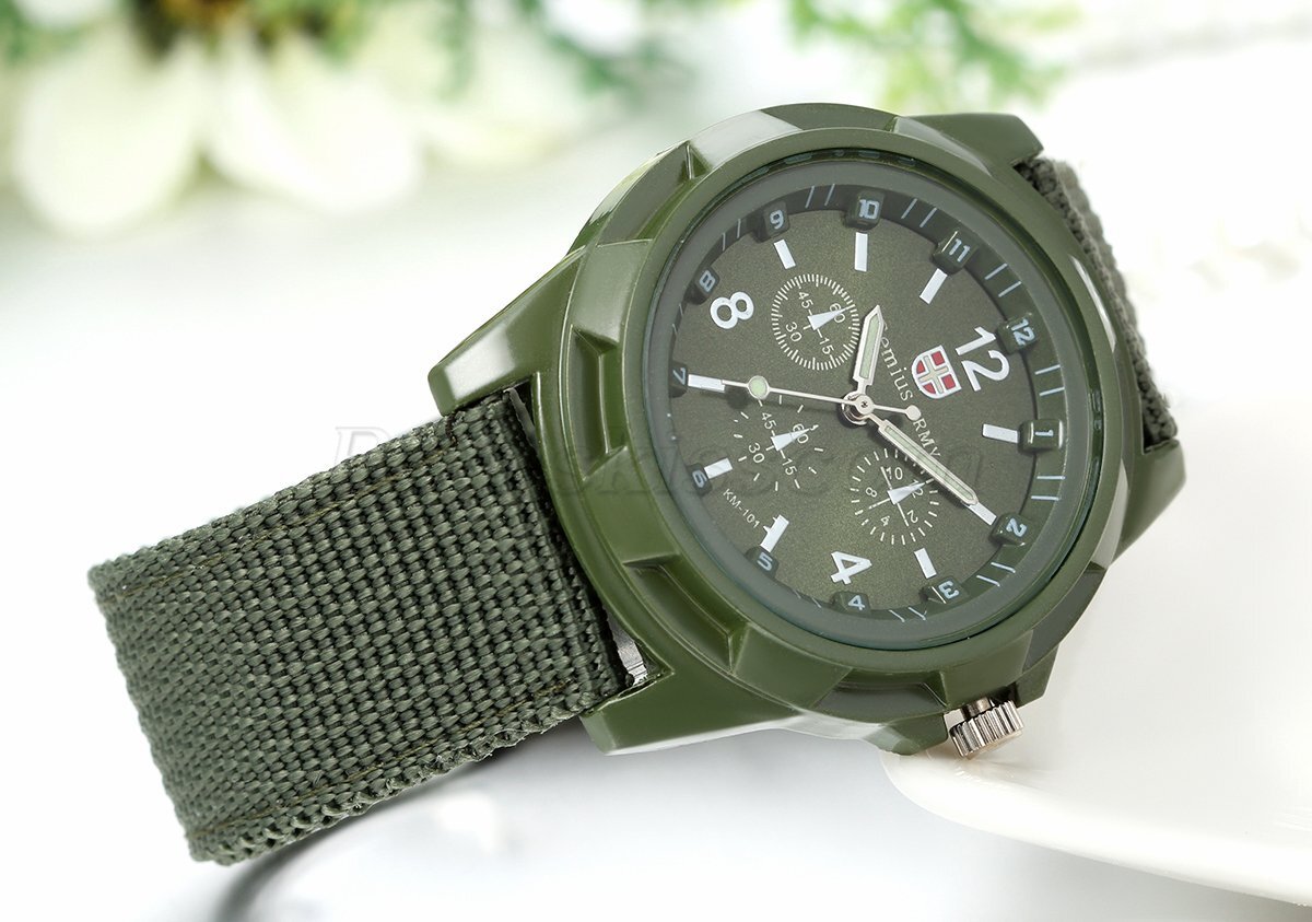 INFANTRY MILITARY Mens Outdoor Sport Army Quartz Analog Wrist Watch ...