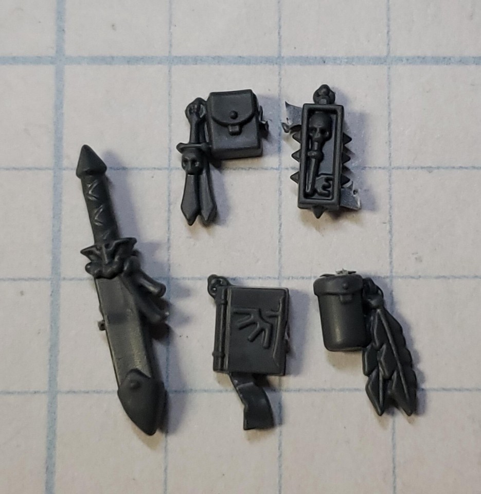 Warhammer 40k Dark Angels Bits Deathwing Assault Upgrade Book Relics ...