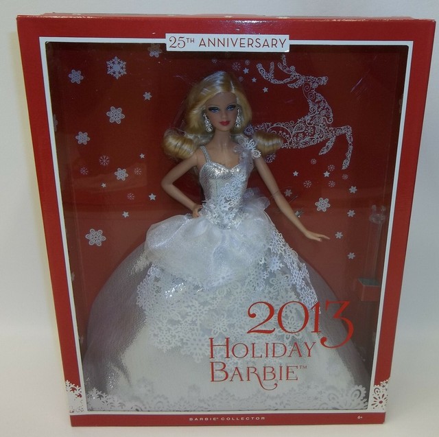 2013 Holiday Barbie Doll 25th Anniversary MIB NRFB EBay 2013-holiday-barbie-doll-25th-anniversary-mib-nrfb-ebay