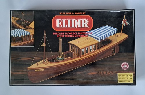 Constructo Elidir 1/26 Scale Wooden Model Kit River Thames Steamboat ...