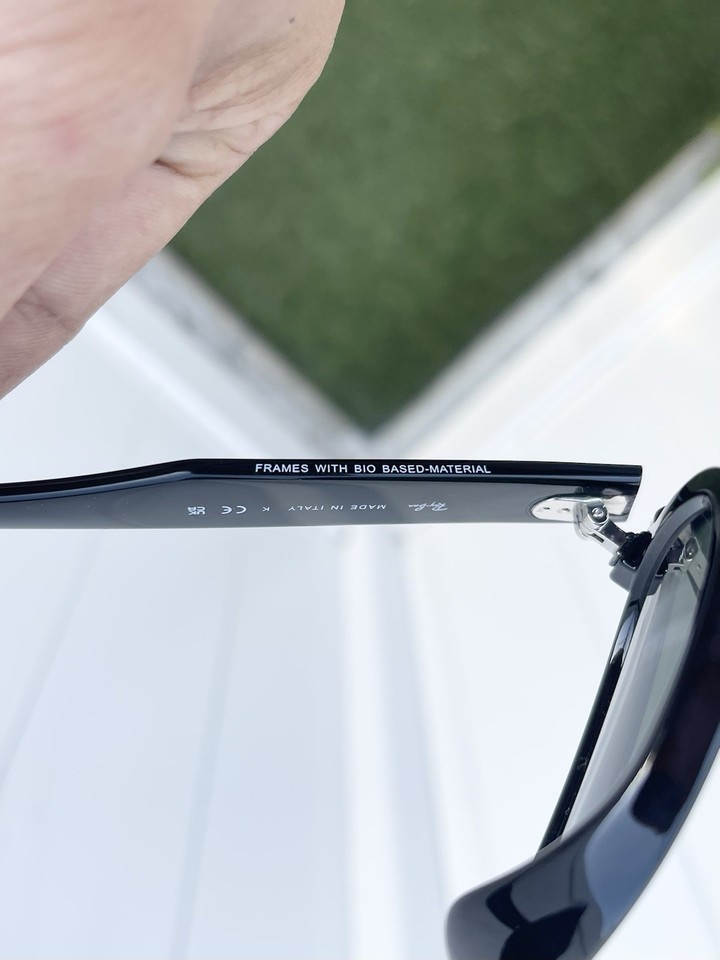 NWT Ray Ban Wayfarer Reverse RB0502S 0502 Black G15 Size 50/22 Case ...